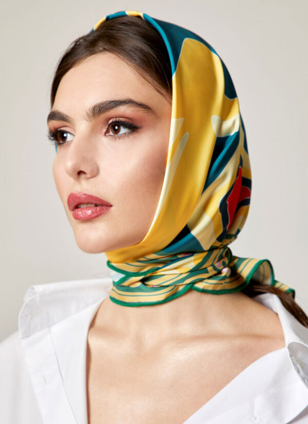 Silk Scarf - “Georgian Textile” - Ride.Ge